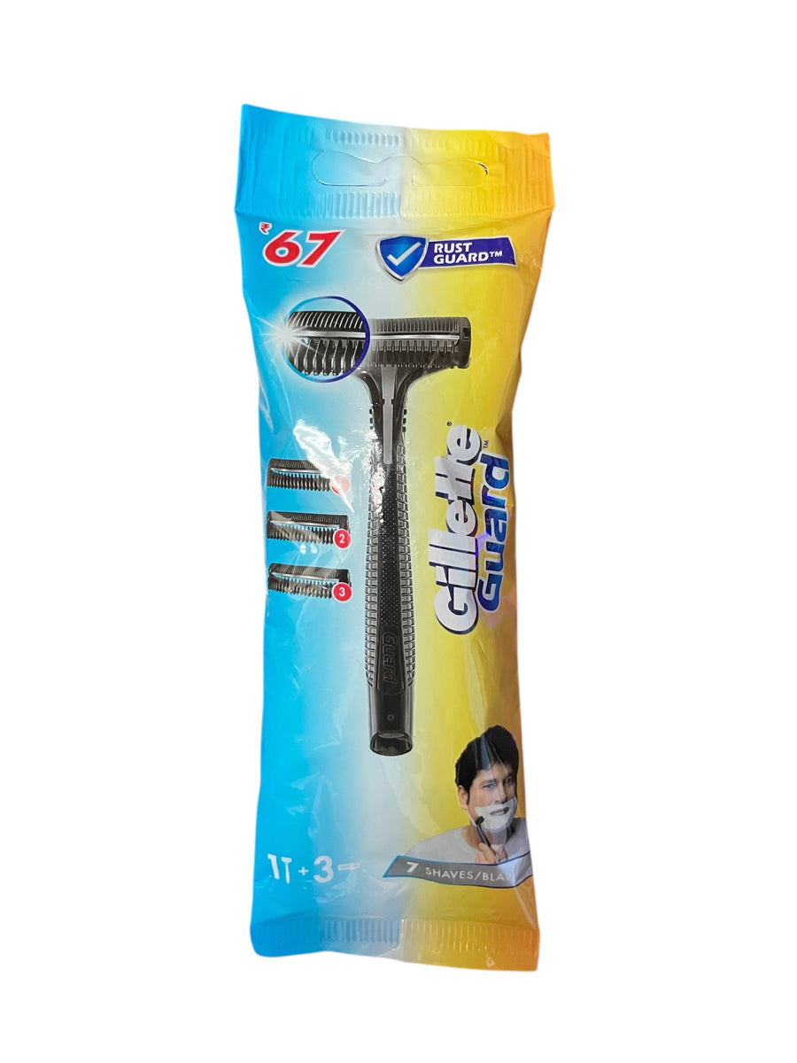 Gillette Guard Razor + 3 Refills – The Shave Supply