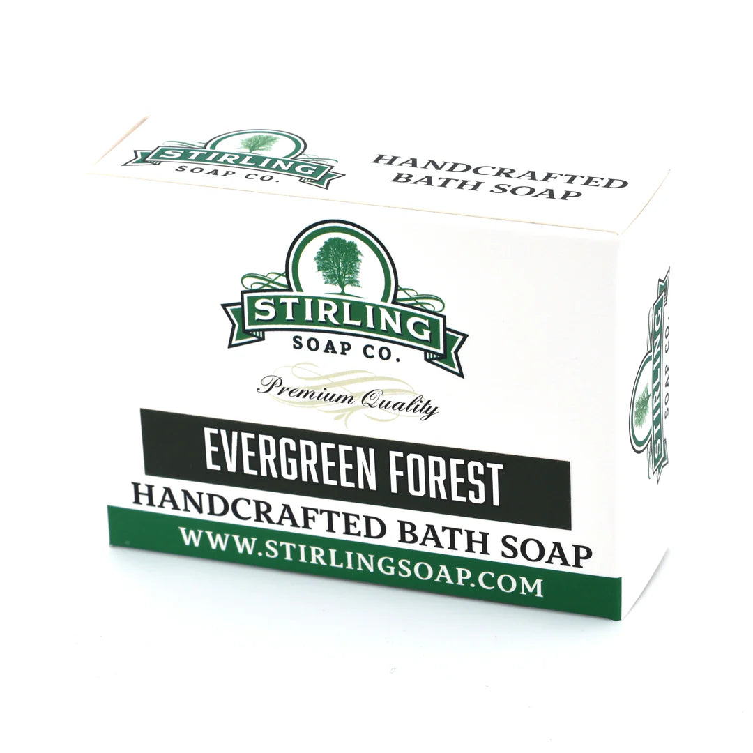 Stirling Soaps- Evergreen Forest Bath Soap – The Shave Supply